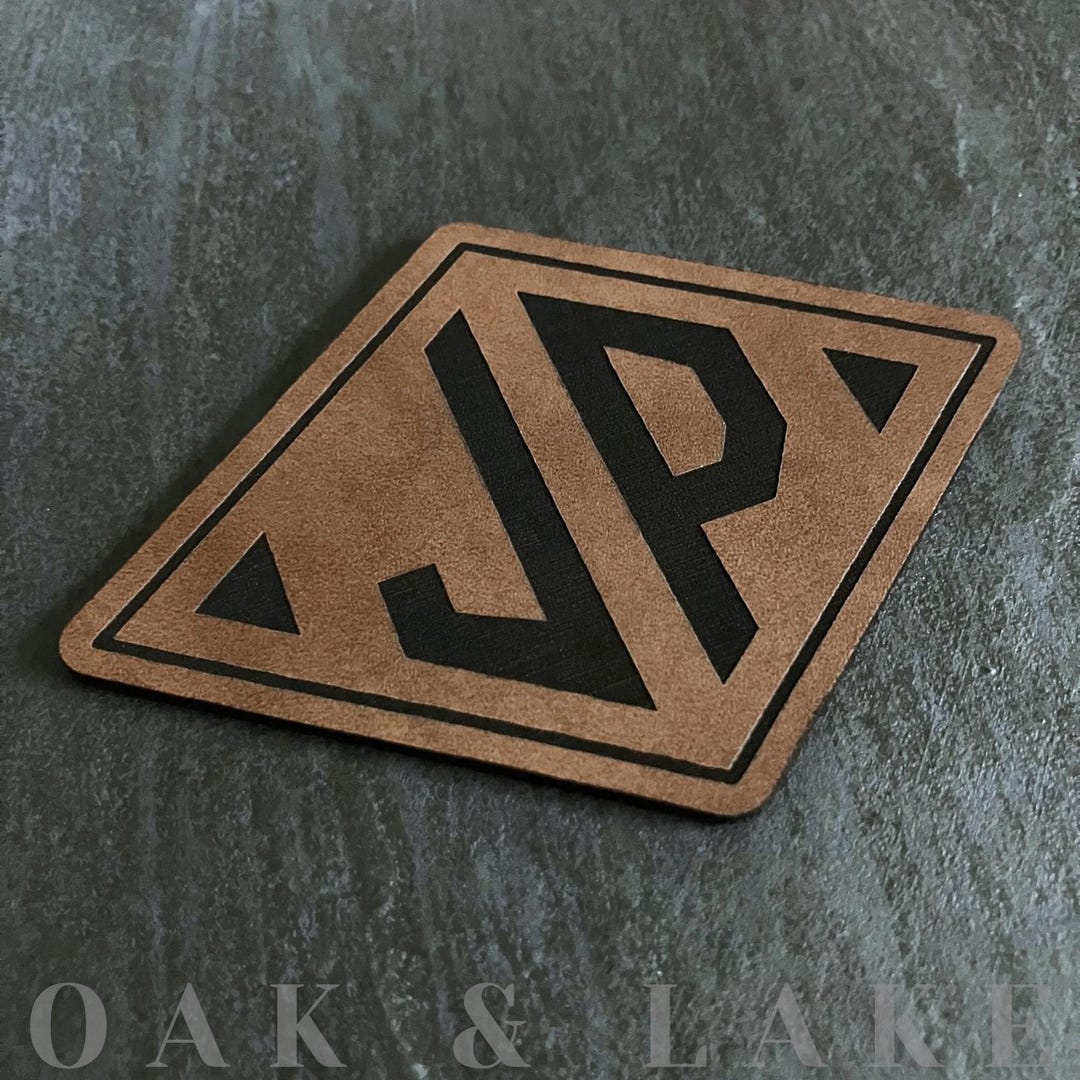 Custom Monogram Patches With Heat Activated Adhesive Backing Diamond ...