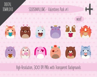 Squishmallows Clipart PNG Images Transparent Backgrounds, Sublimation ...