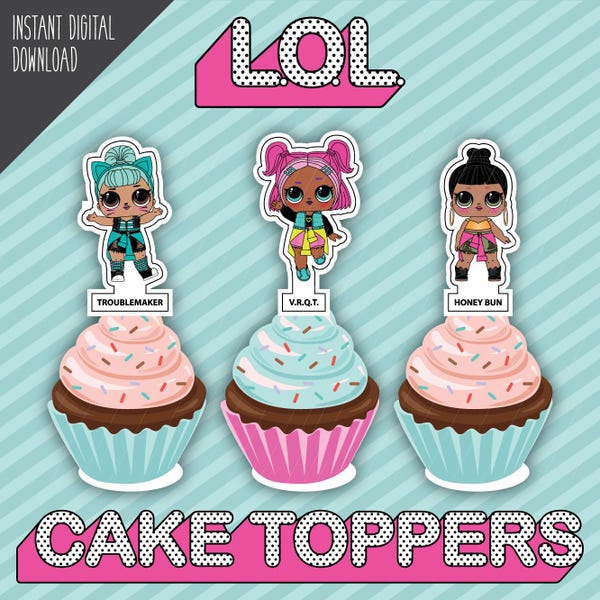 Lol Cake Topper - Etsy