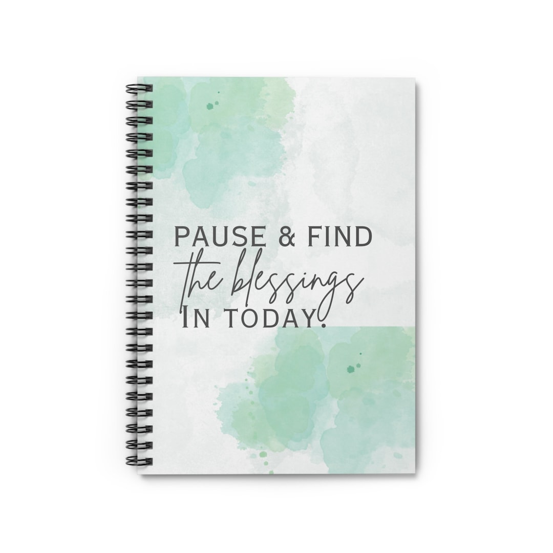 Christian Find the Blessing Journal Spiral Notebook Ruled Line - Etsy