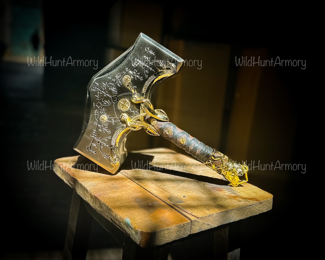 God of War Ragnarok Mjolnir Thor's Hammer Souvenir God of War Thor ...