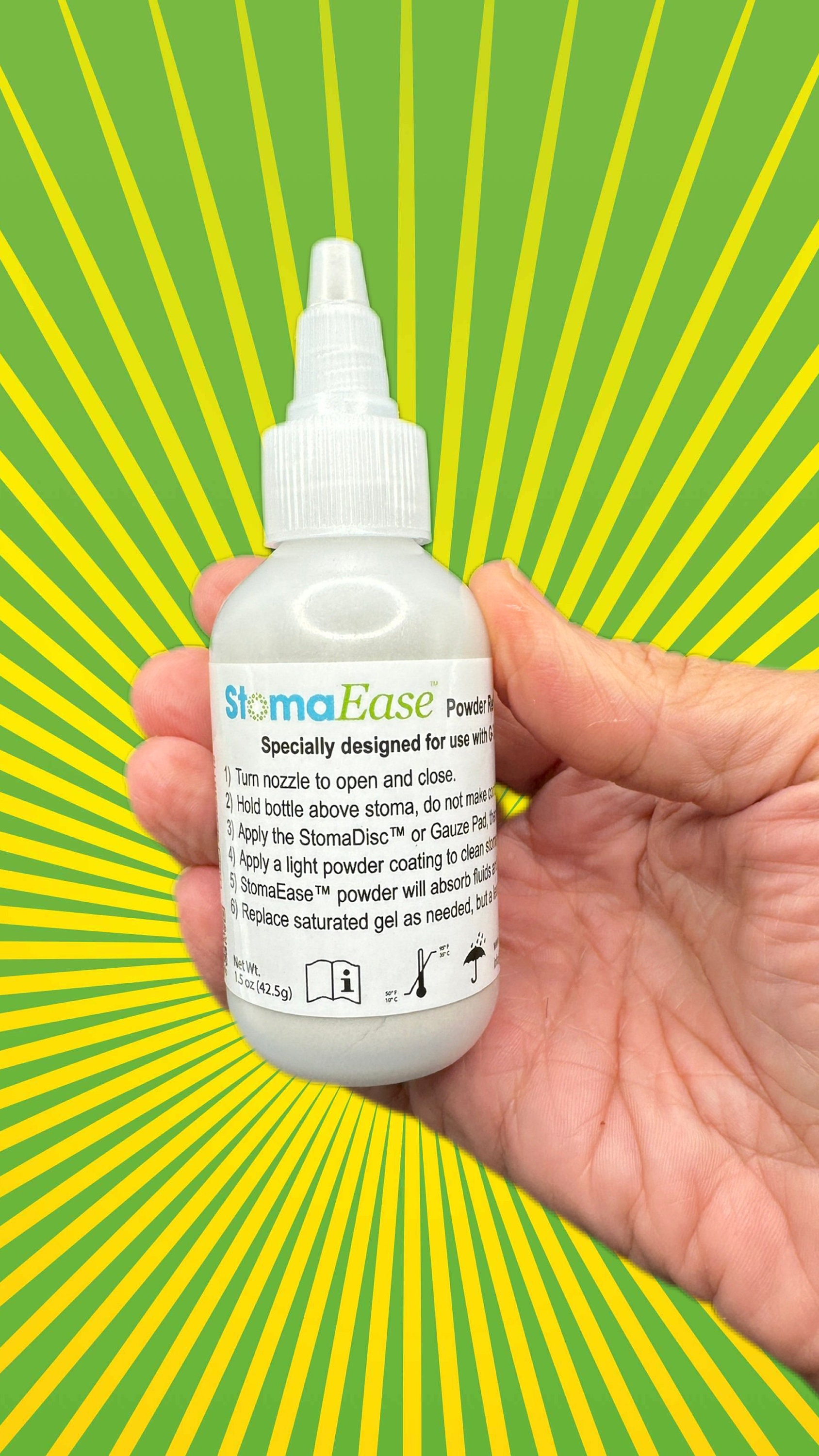 Stomaease™ Powder, Leakage, Odor Relief for Enteral Stomas (g-tubes & J ...