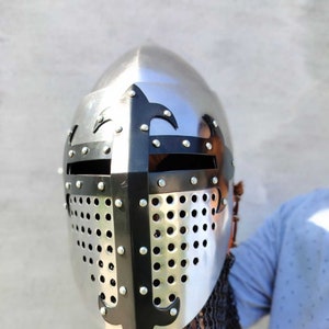 Medieval Viking Chainmail | Helmet Knight Armor Helmet | With Av Entail ...