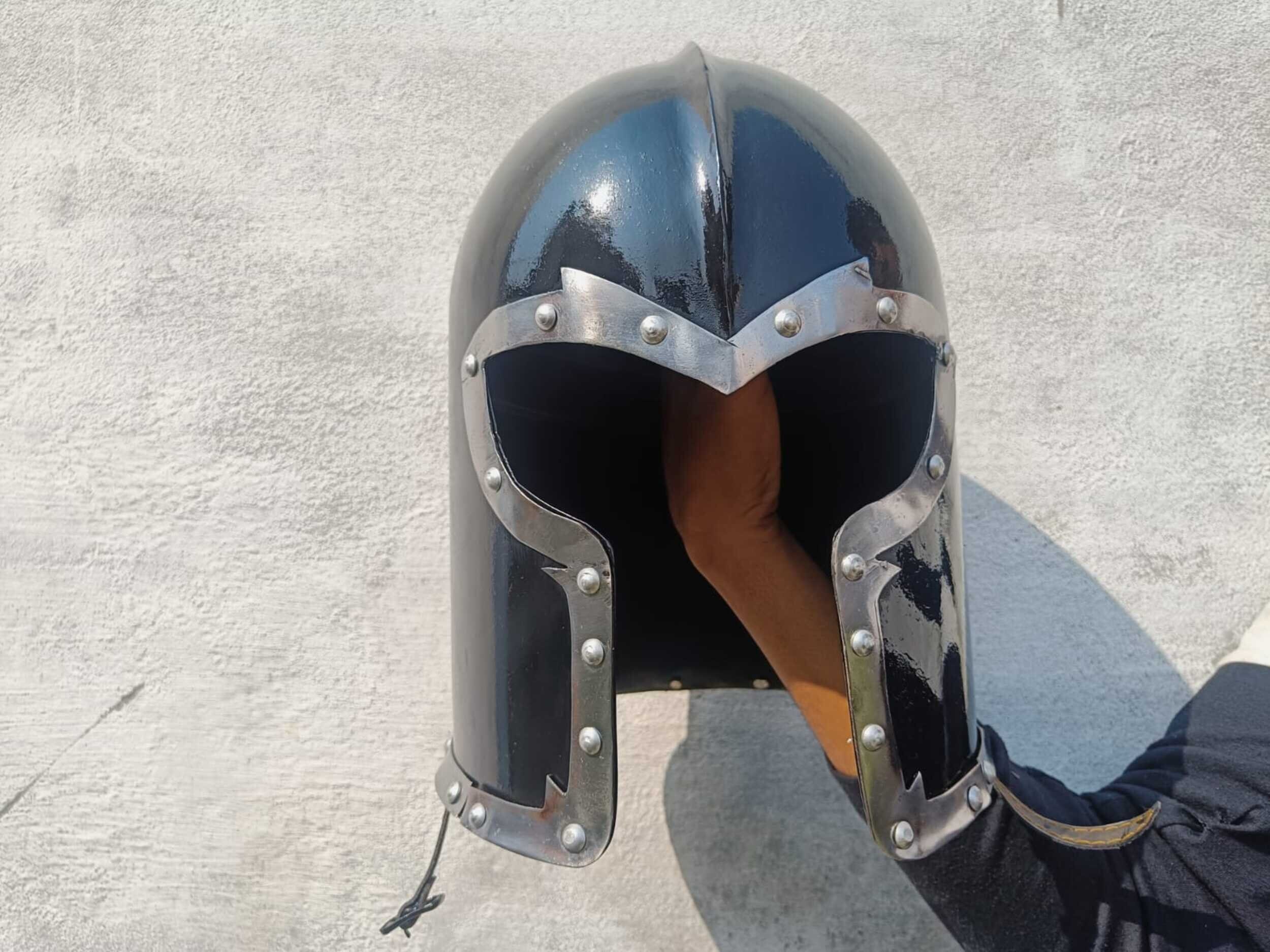 Barbute Helmet Medieval Knight Greek Barbute Armor Helmet - Etsy