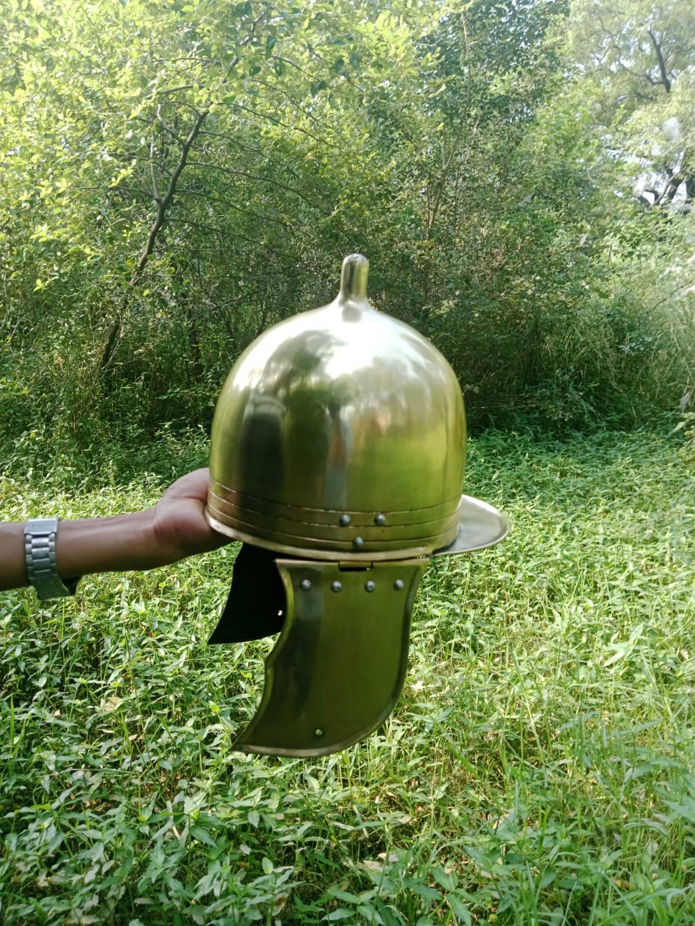 Roman Helmet With Inset Crosses Material Mild Steel Late Roman ...