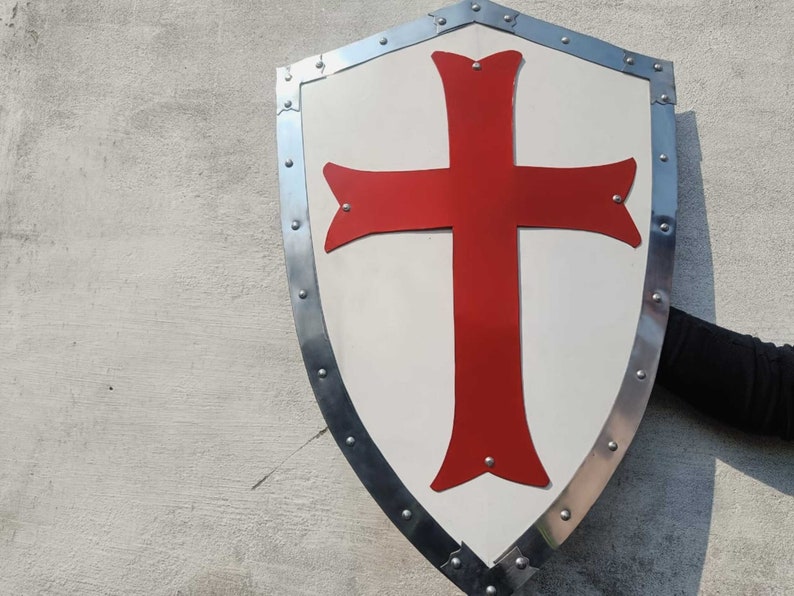 Templar Shield | Medieval Knight Cross Shield | Medieval Knight ...