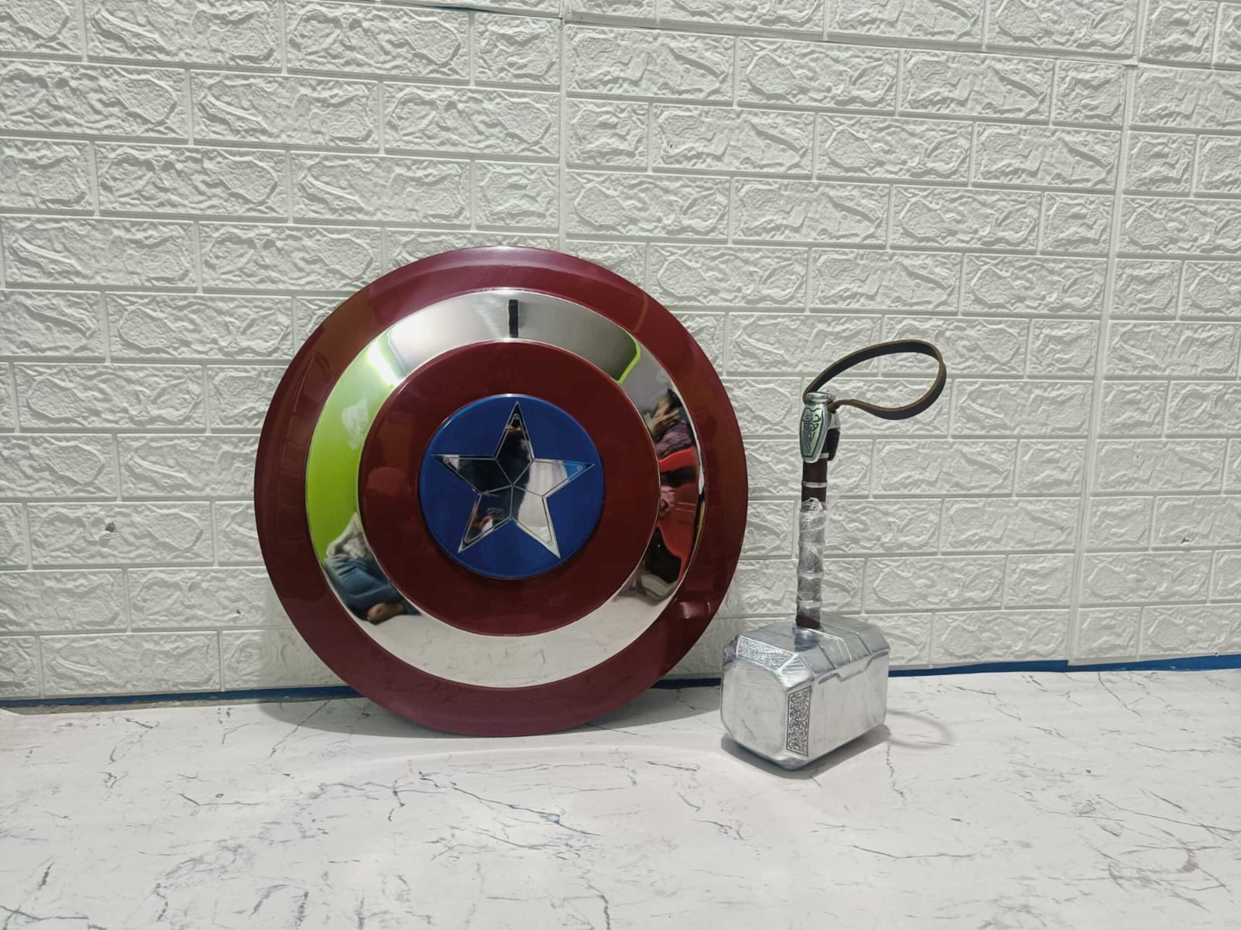 Captain America Shield | Thor Hammer | Winter Soldier Metal Prop ...