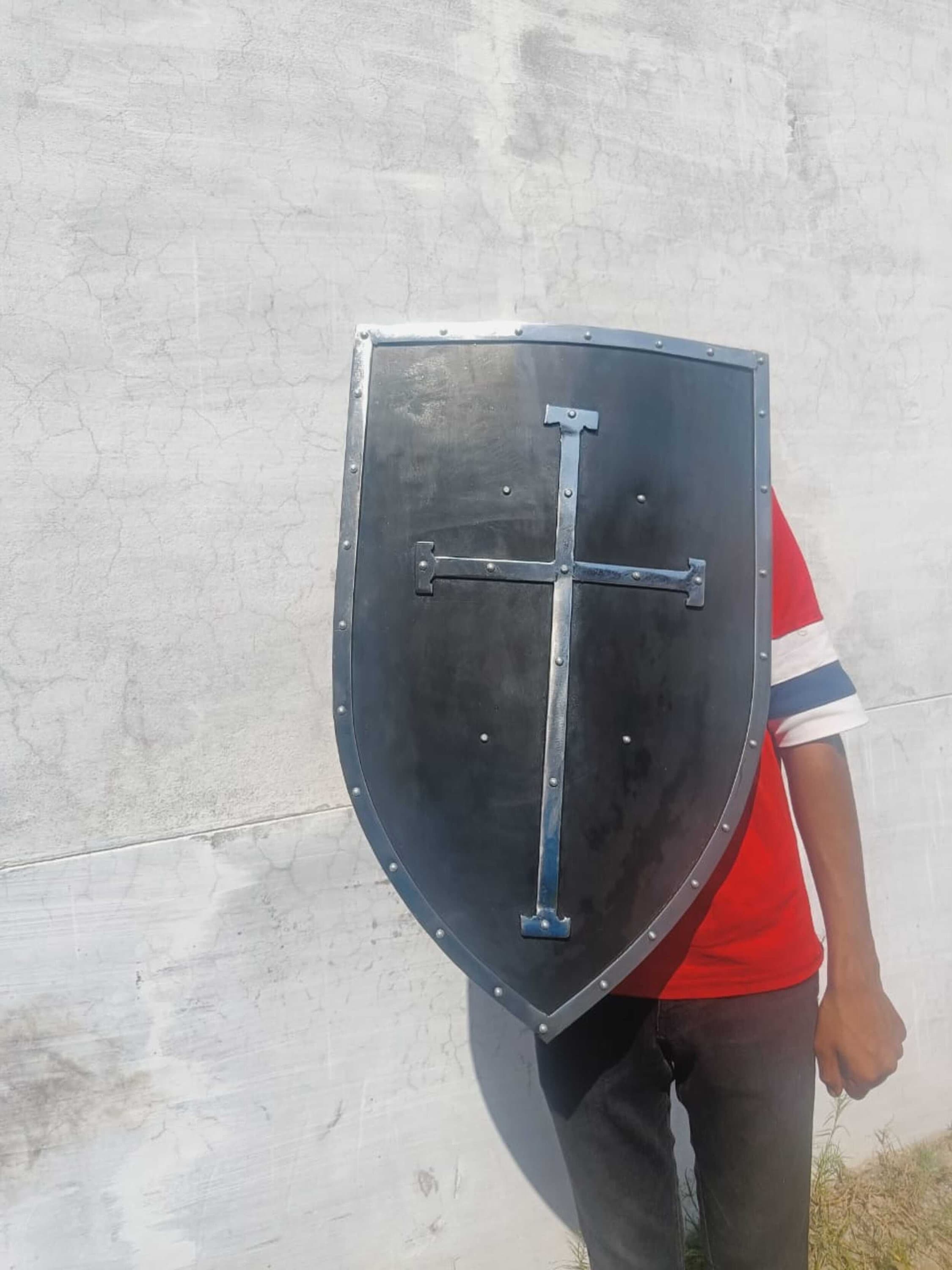 Medieval Knight Crusader Cross Templar Shield Larp Reenactment Cosplay ...