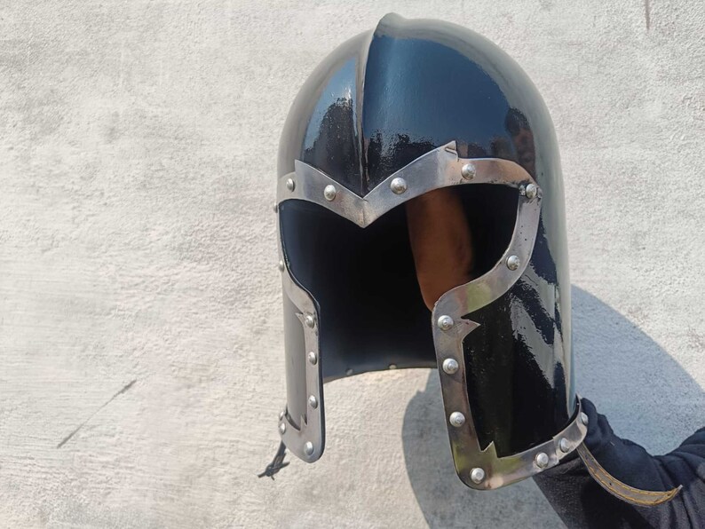 Barbute Helmet Medieval Knight Greek Barbute Armor Helmet - Etsy