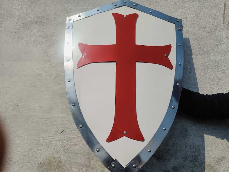Templar Shield | Medieval Knight Cross Shield | Medieval Knight ...
