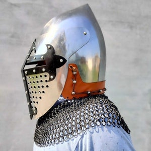 Medieval Viking Chainmail | Helmet Knight Armor Helmet | With Av Entail ...