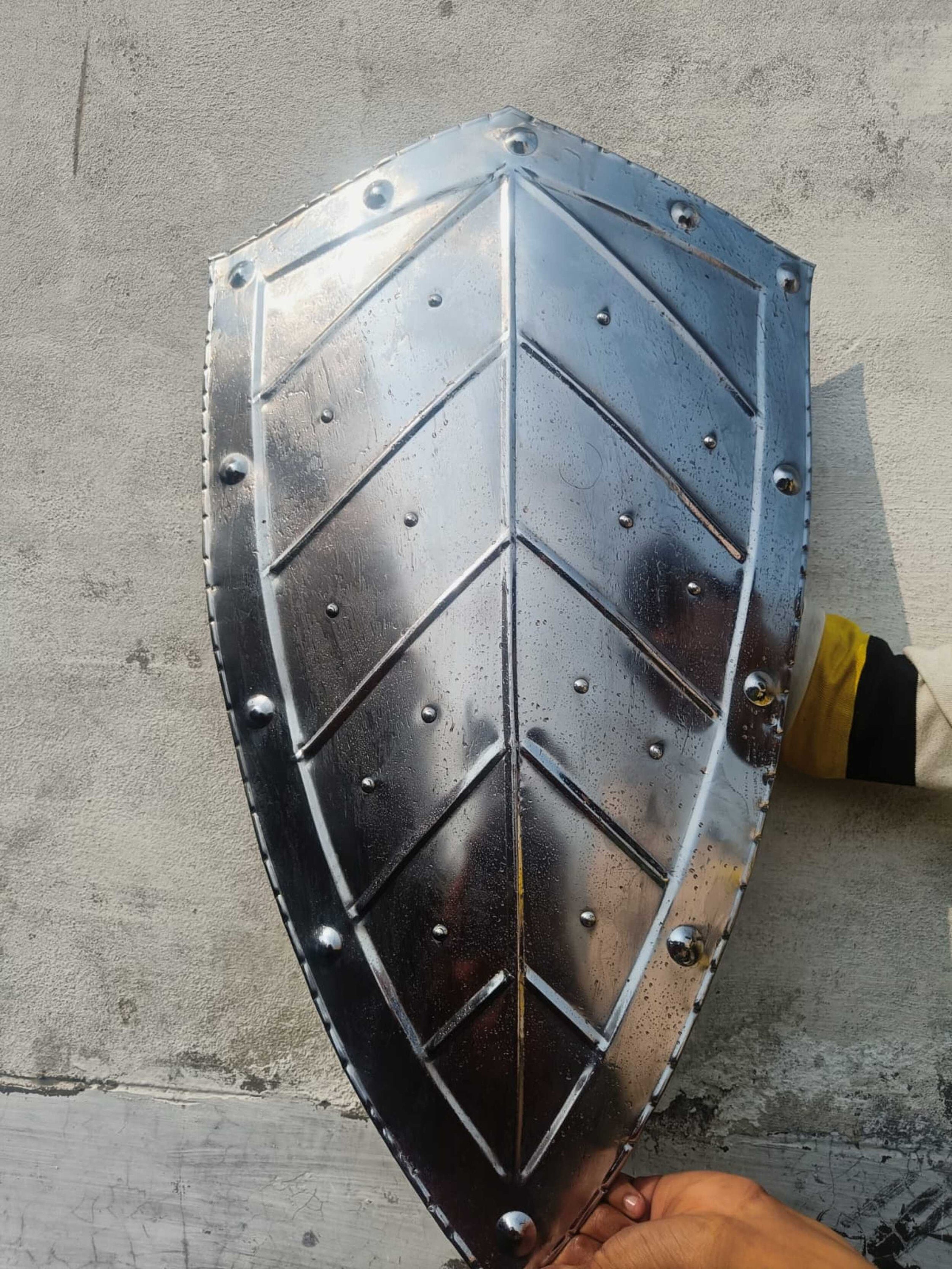 Medieval Heater Shield | Medieval Knight Crusader Cross Templar Shield ...