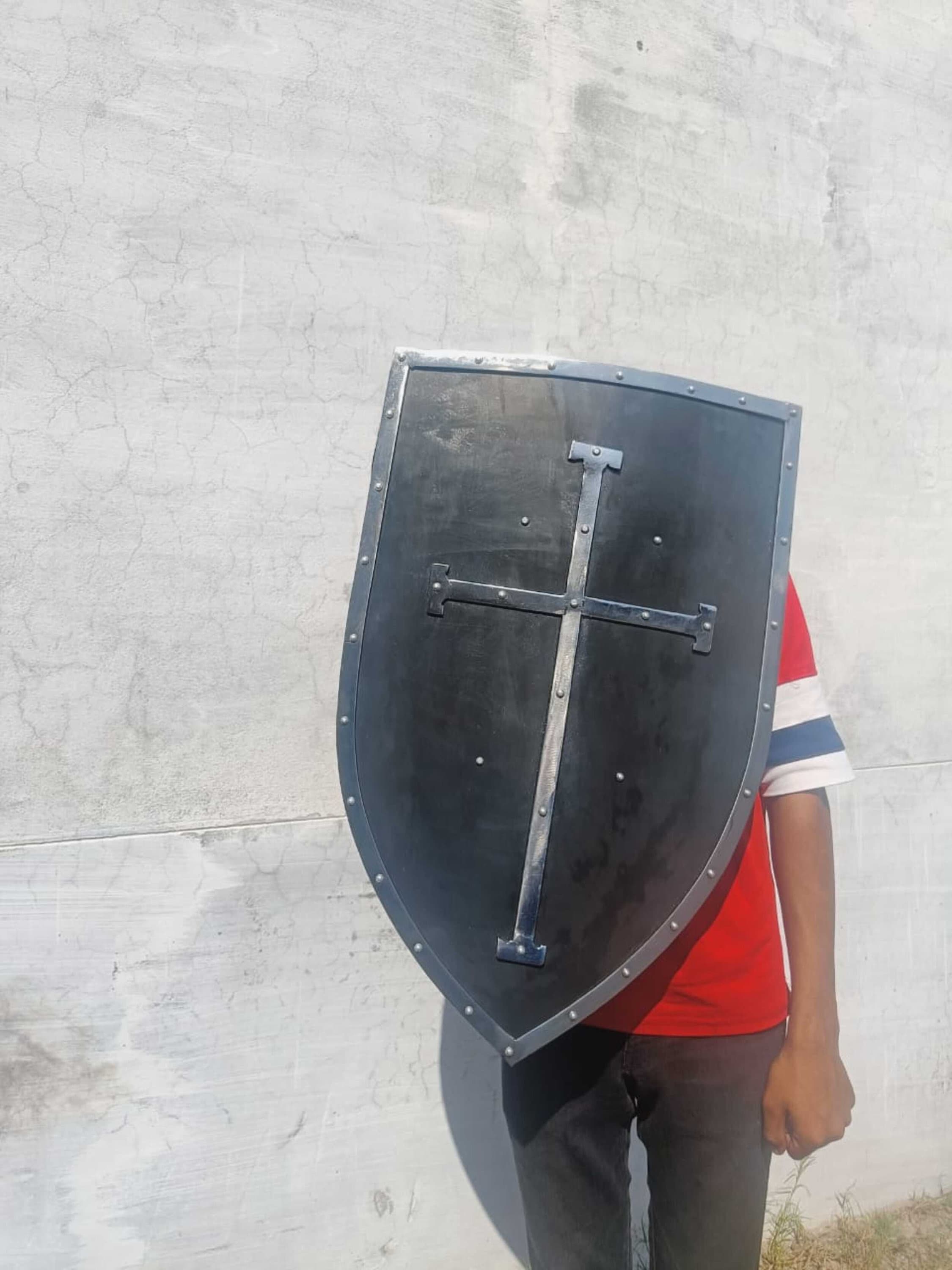 Medieval Knight Crusader Cross Templar Shield Larp Reenactment Cosplay ...