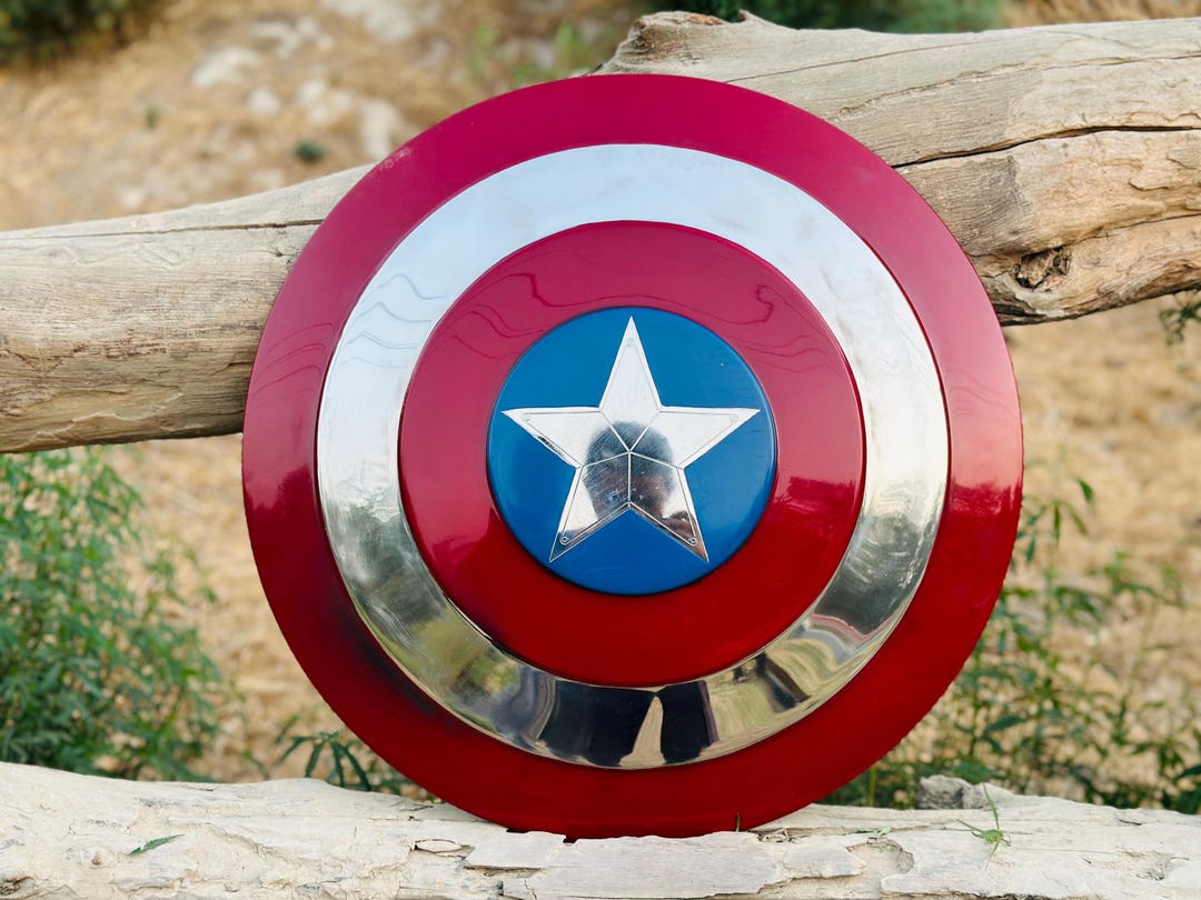 Captain America Shield: Steel Metal Prop Replica - Avengers Endgame - Etsy