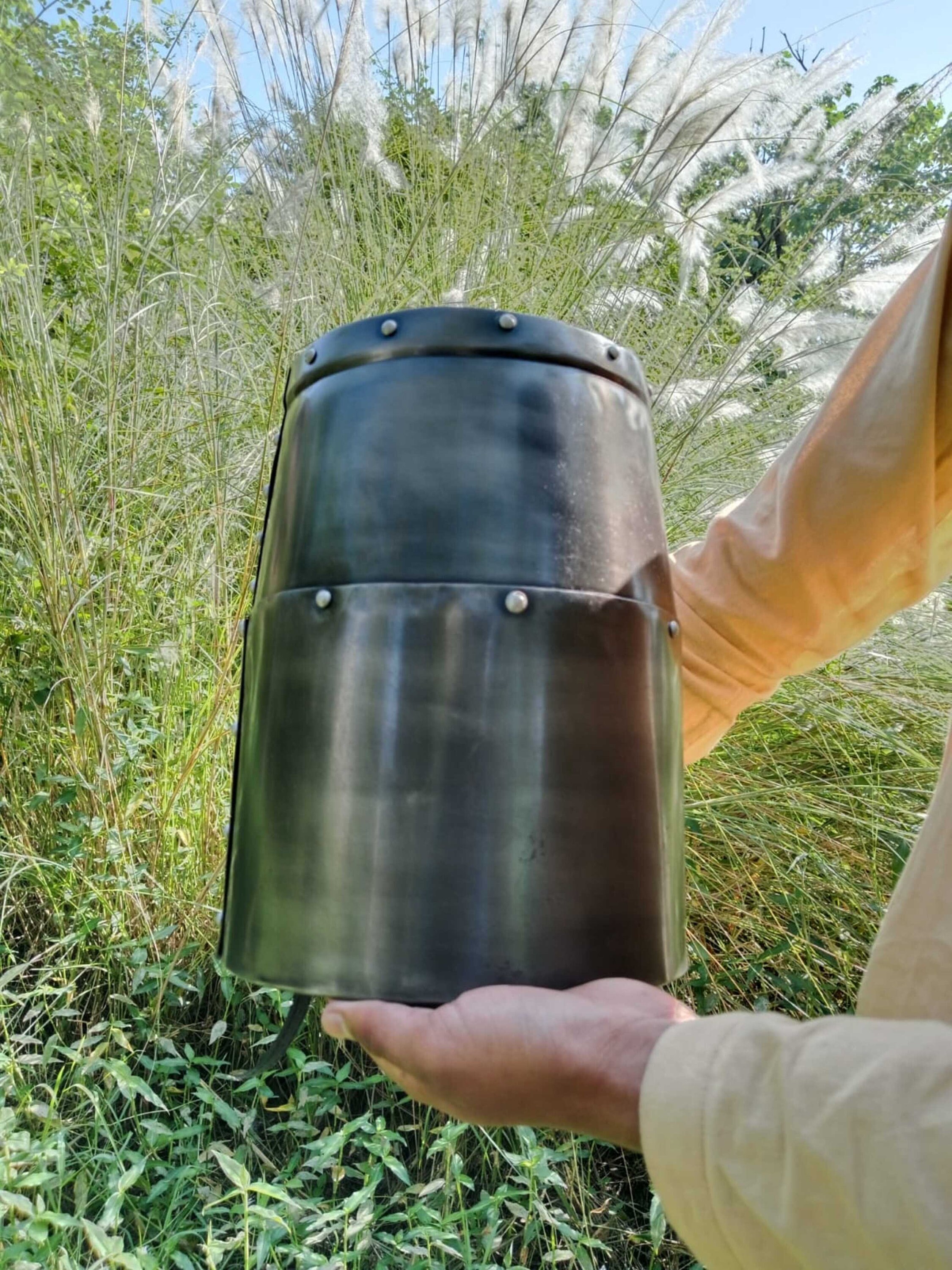 Templar Helmet L Medieval Dargen Great Combat Helmet| Museum Knight ...