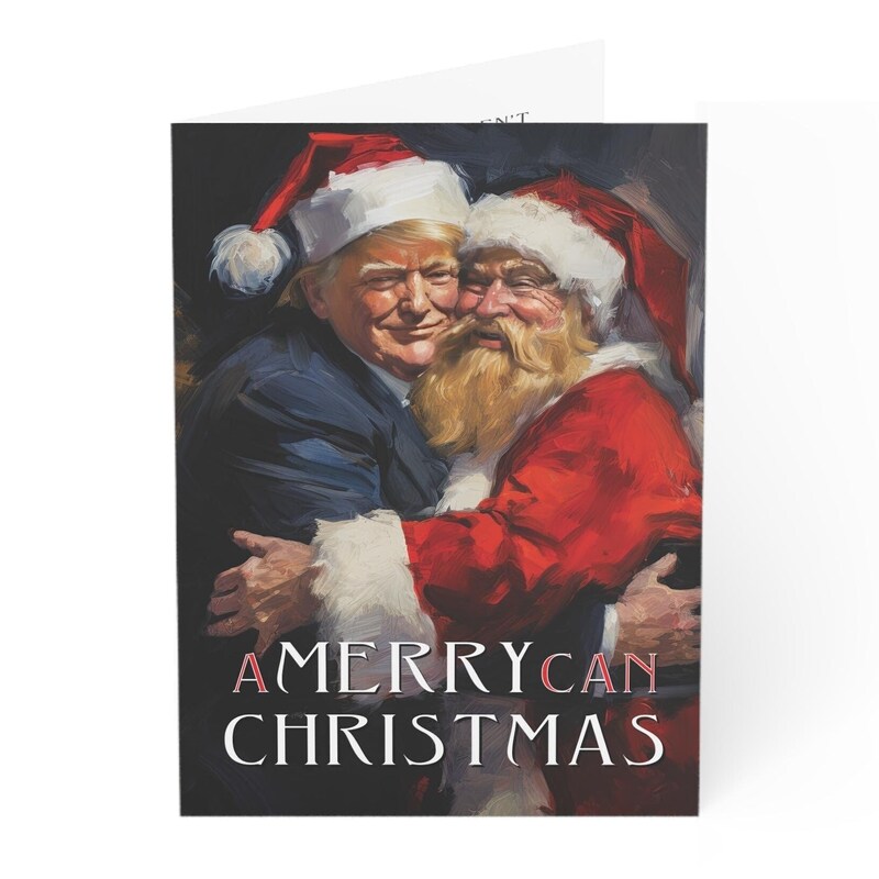 Funny Santa Card - Etsy
