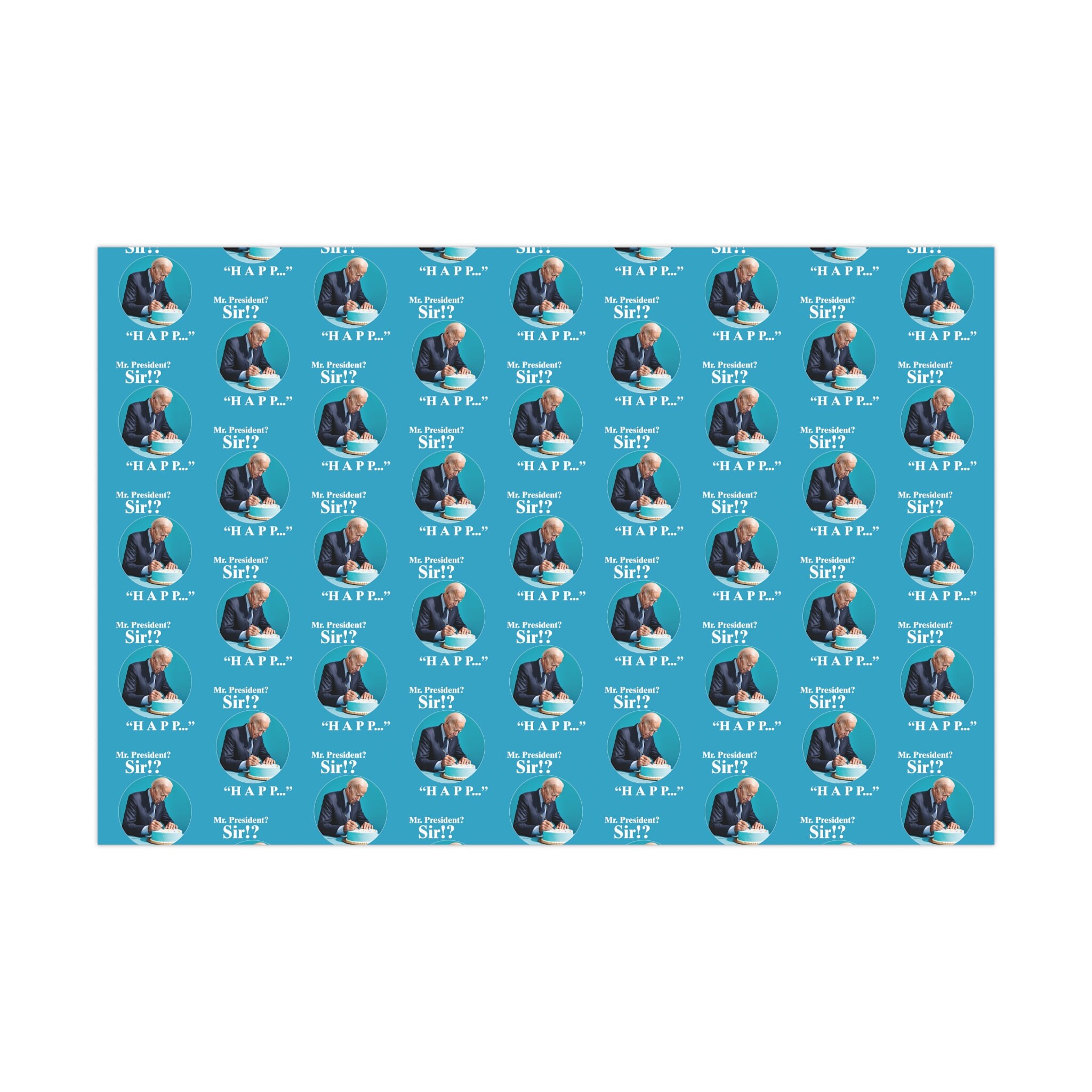 Joe Biden Signing Birthday Cake Happy Birthday Gift Wrap Paper - Etsy