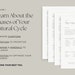Cycle Syncing Journal With Calendar (printable) | Period Tracker ...