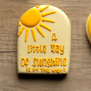Sunshine Baby Shower Cookies - Etsy