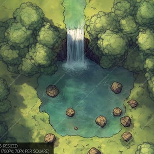 RPG Battlemap: Forest Dnd Battle Map Woods for Roll20 Woodland ...