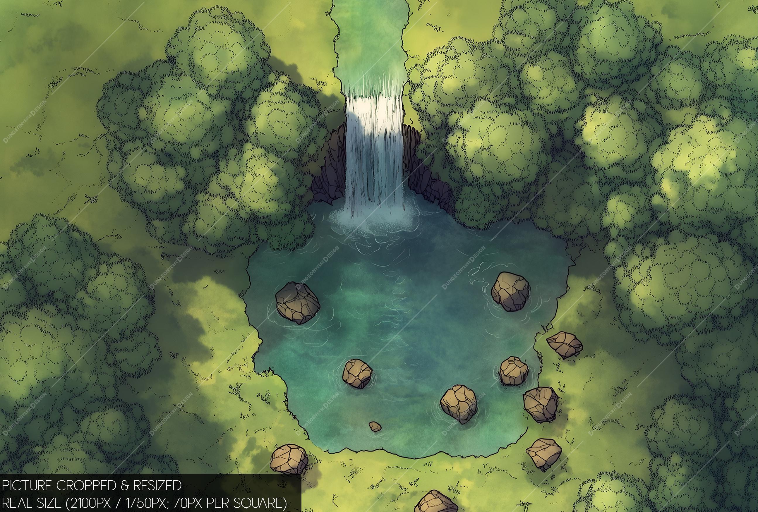 RPG Battlemap: Forest Dnd Battle Map Woods for Roll20 Woodland ...