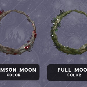Druid Circle of Moon Token Frame Dnd for Roll20 Token Border Tabletop ...