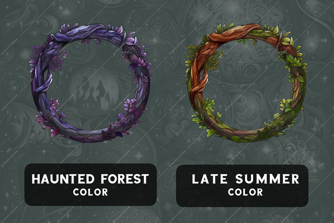 Druid Dnd Token Frame for Roll20 Token Border for Tabletop Pathfinder ...