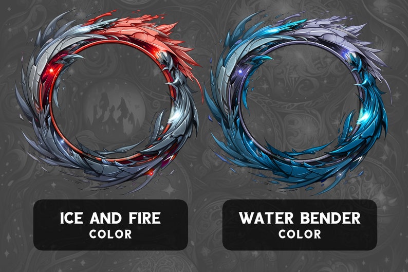 Sorcerer Wild Magic Token Frame for Roll20 Token Border for - Etsy