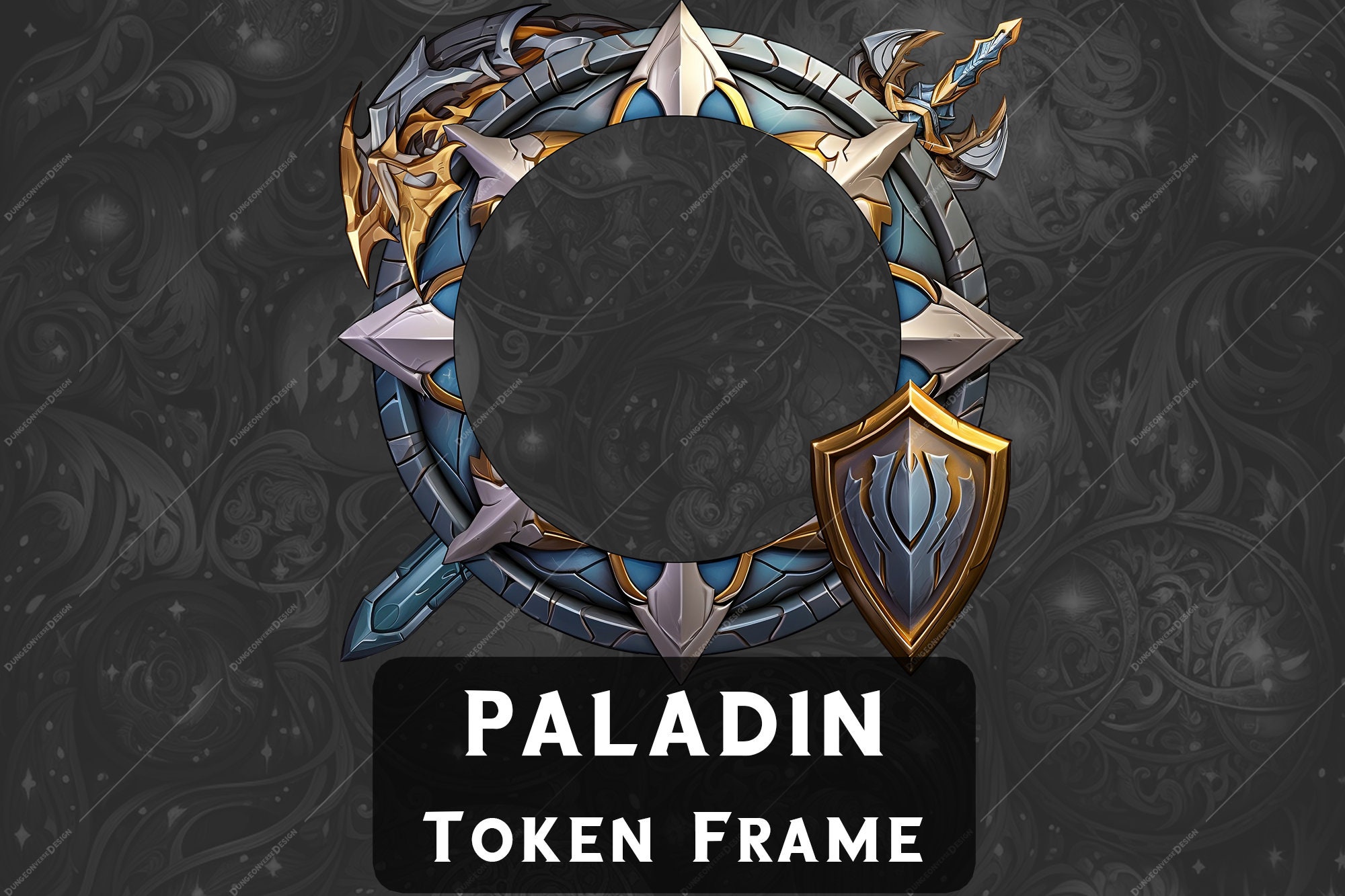 Paladin Token Frame for Roll20 Token Border Dnd Tabletop Pathfinder ...