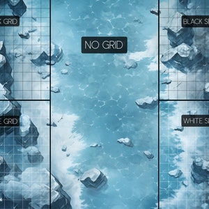 RPG Battlemap: Frostbite Mountain Dnd Snow Battle Map for Roll20 ...