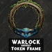 Warlock Archfey Patron Token Frame Dnd for VTT Roll20 Token Border ...