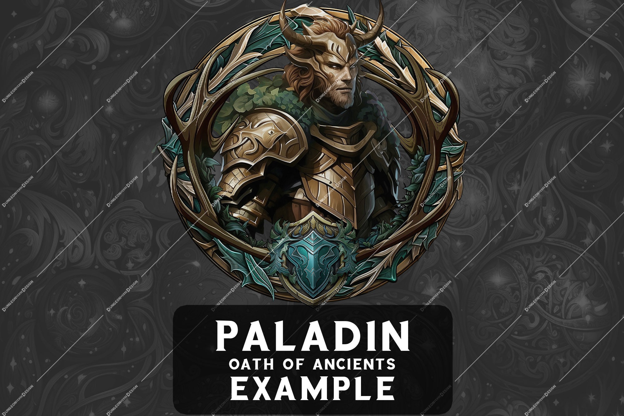 Paladin Oath of Ancients Token Frame for Roll20 Token Border for Dnd ...