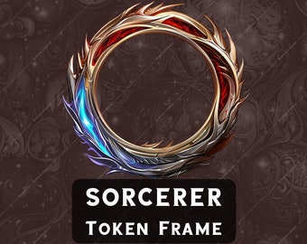 Druid Circle of Moon Token Frame Dnd for Roll20 Token Border Tabletop ...