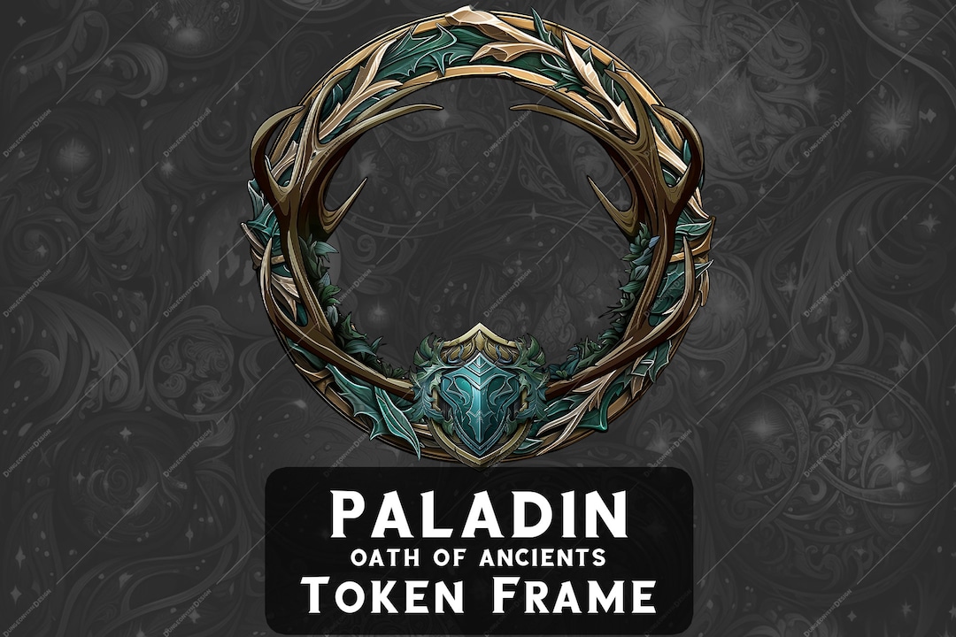 Paladin Oath of Ancients Token Frame for Roll20 Token Border for Dnd ...