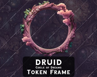 Warlock Archfey Patron Token Frame Dnd for VTT Roll20 Token - Etsy