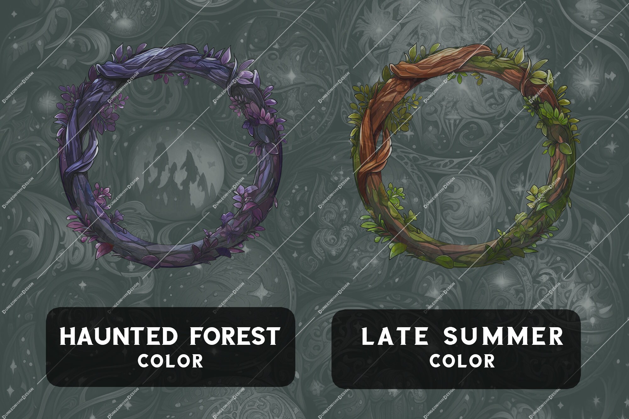 Druid Dnd Token Frame for Roll20 Token Border for Tabletop - Etsy Australia