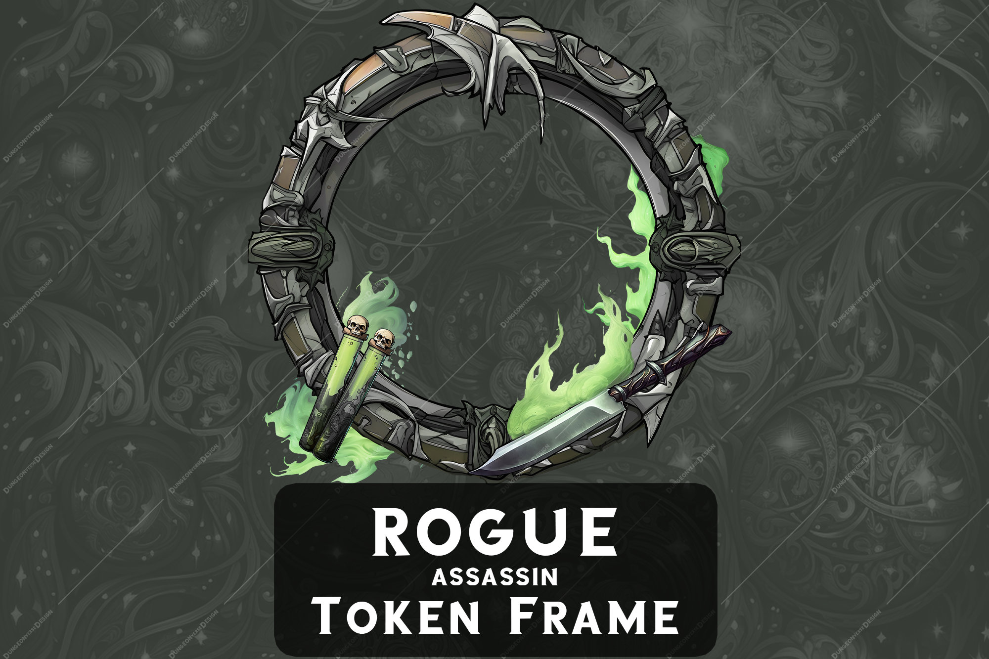 Rogue Assassin Token Frame for Roll20 Token Border for Dnd Tabletop ...