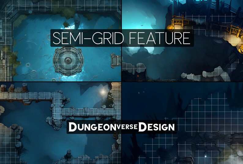 RPG Battlemap: Forgotten Ocean Heart Dnd Battle Map for Roll20 Sunken ...