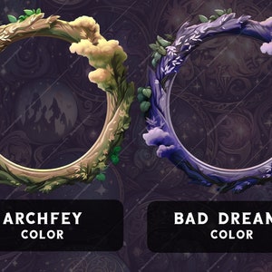 Druid Circle of Dreams Token Frame Dnd 5e for Roll20 Token Border ...