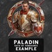 Paladin Oath of Vengeance Token Frame for Roll20 Token Border for Dnd ...