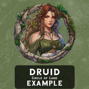 Druid Circle of Land Token Frame DND Roll20 Token Border for Dnd ...