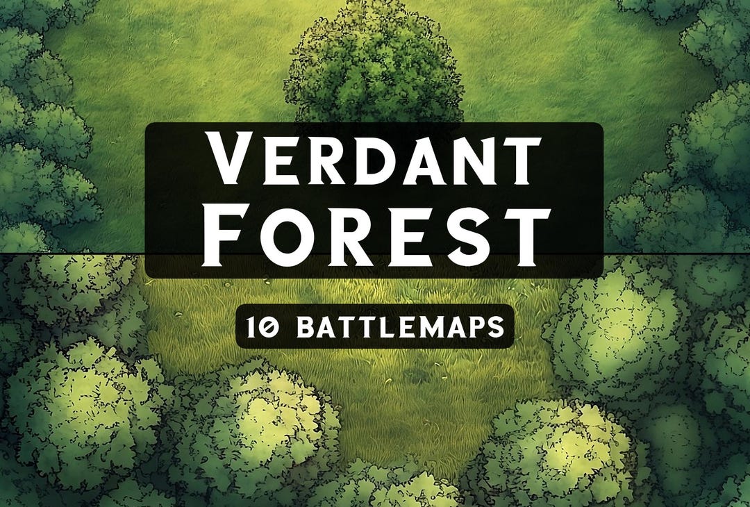 RPG Battlemap: Forest Dnd Battle Map Woods for Roll20 Woodland ...