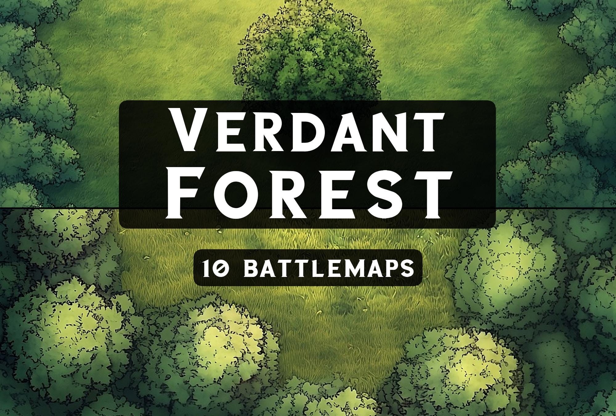 RPG Battlemap: Forest Dnd Battle Map Woods for Roll20 Woodland ...