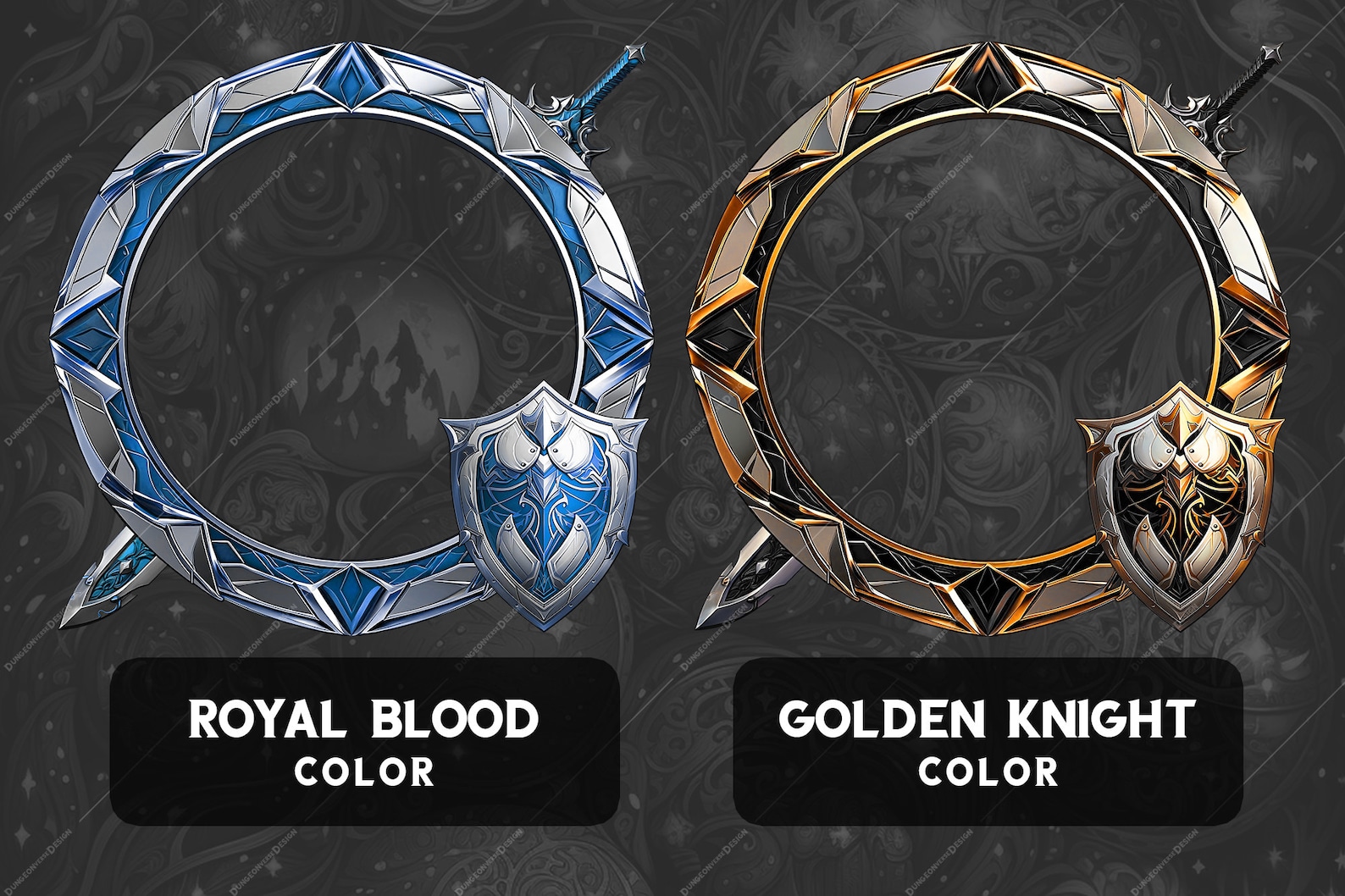 Paladin Oath of Vengeance Token Frame for Roll20 Token Border for Dnd ...