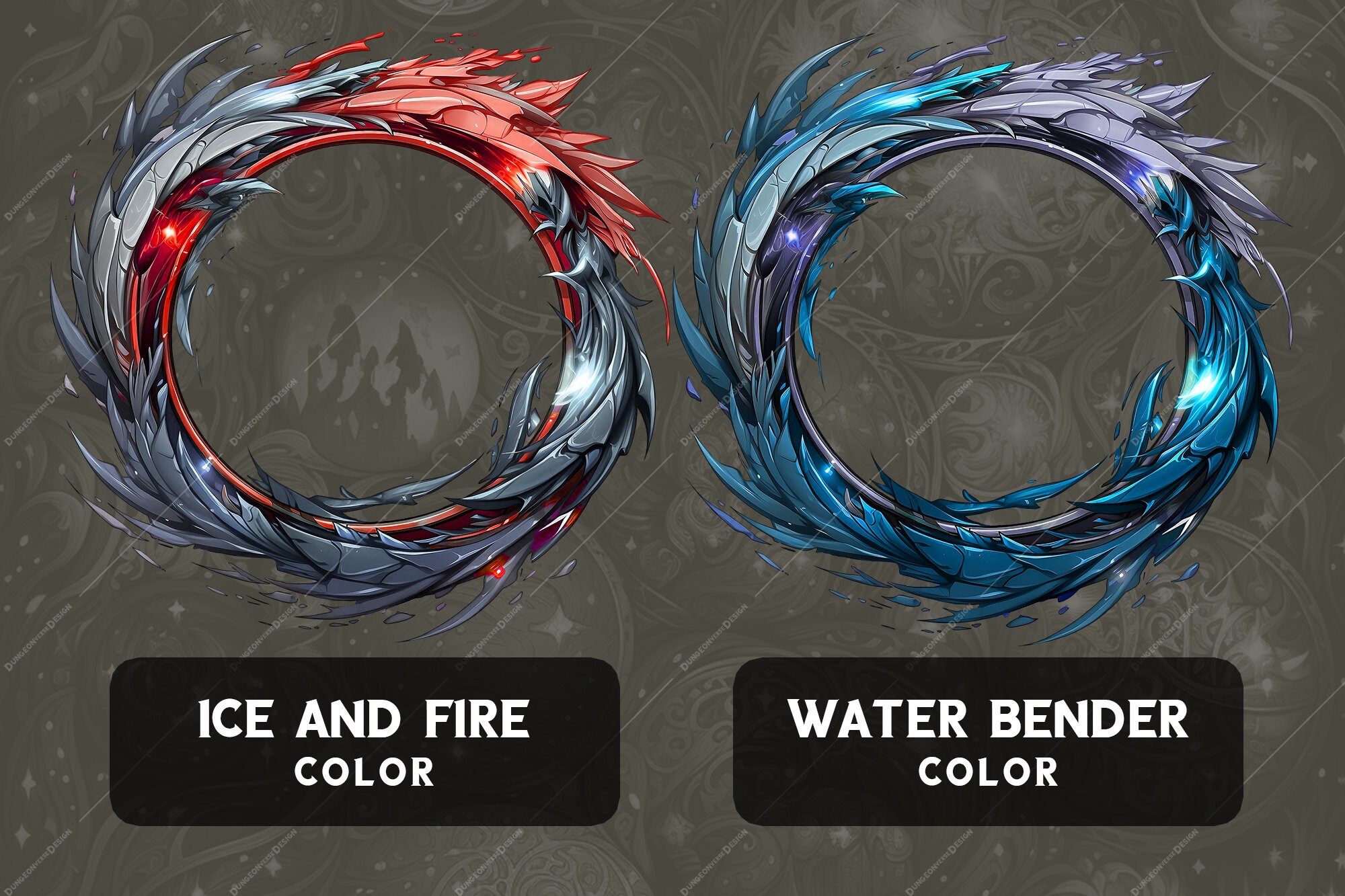 Sorcerer Wild Magic Token Frame for Roll20 Token Border for Dnd ...