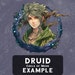 Druid Circle of Moon Token Frame Dnd for Roll20 Token Border Tabletop ...