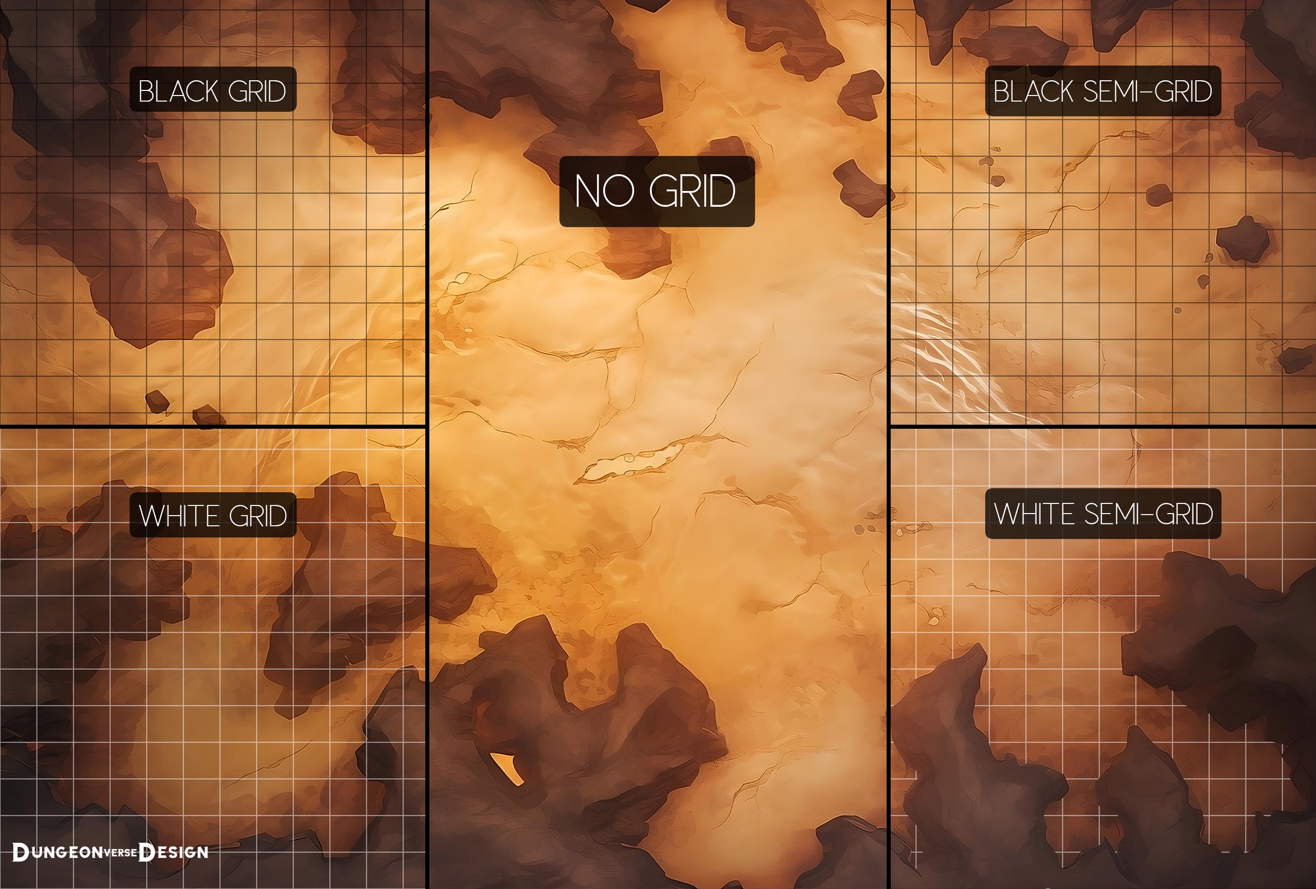 RPG Battlemap: Death Desert Dnd Sand Dunes Battle Map for Roll20 ...