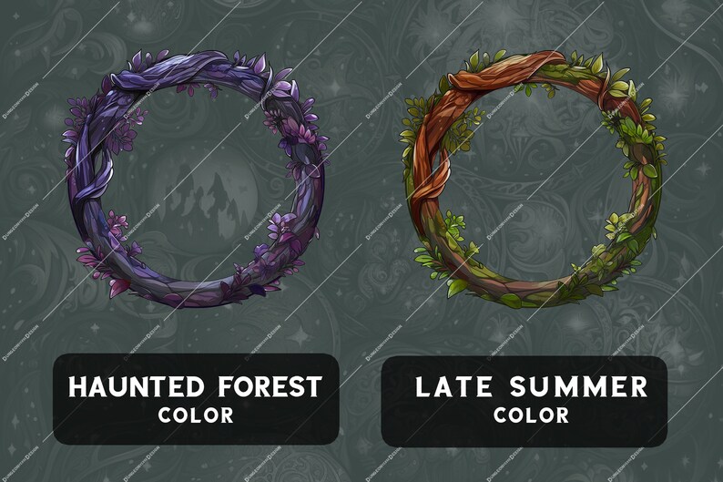 Druid Dnd Token Frame for Roll20 Token Border for Tabletop - Etsy