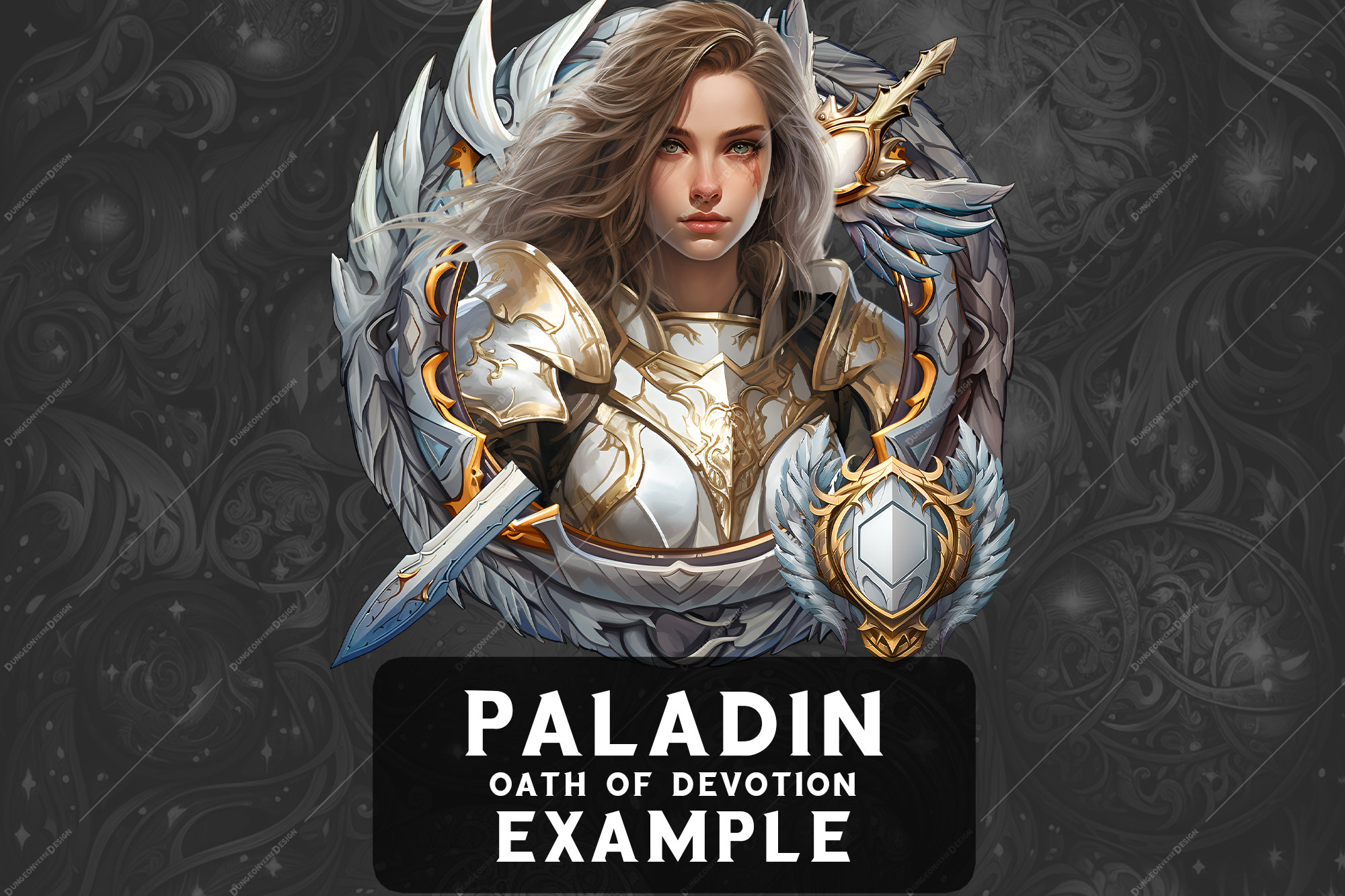 Paladin Oath of Devotion Token Frame Dnd for Roll20 Token Border Dnd ...