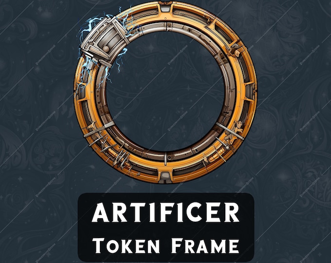 Druid Circle of Moon Token Frame Dnd for Roll20 Token Border Tabletop ...
